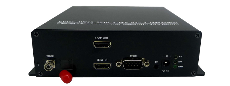 Tandem HDMI to Fiber Converter and Extender - Huikai Video to Fiber Systems